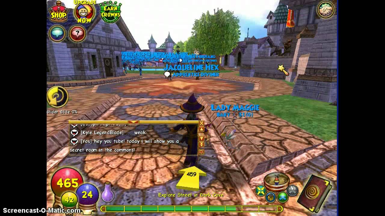 A SECRET ROOM IN WIZARD101! - YouTube