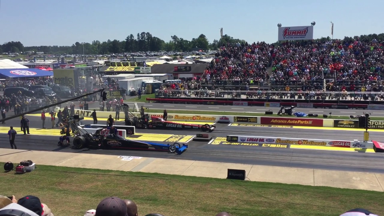 Atlanta Dragway Southern Nationals 2017 Top Fuel cars (LOUD) - YouTube
