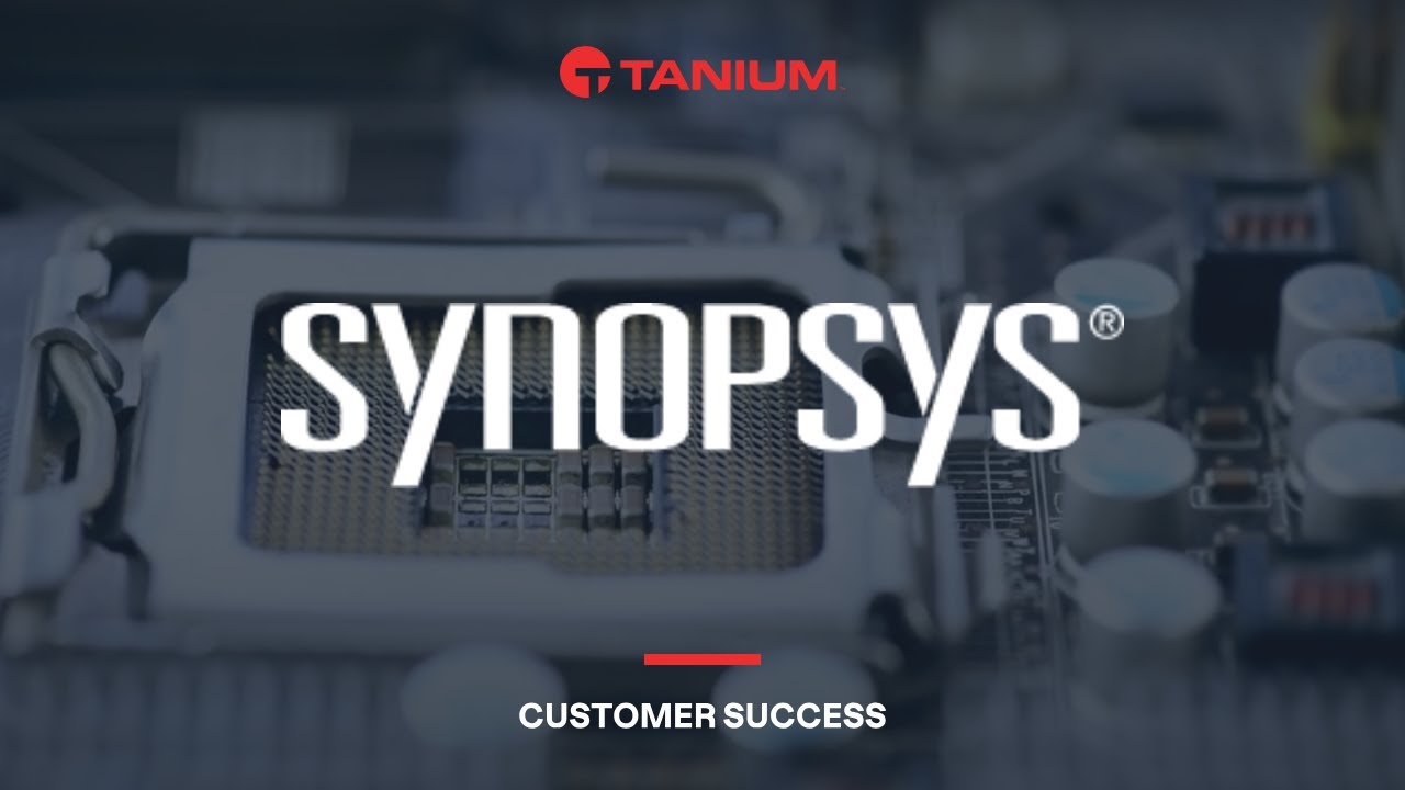 Synopsys keeps endpoints securely updated with Tanium - YouTube