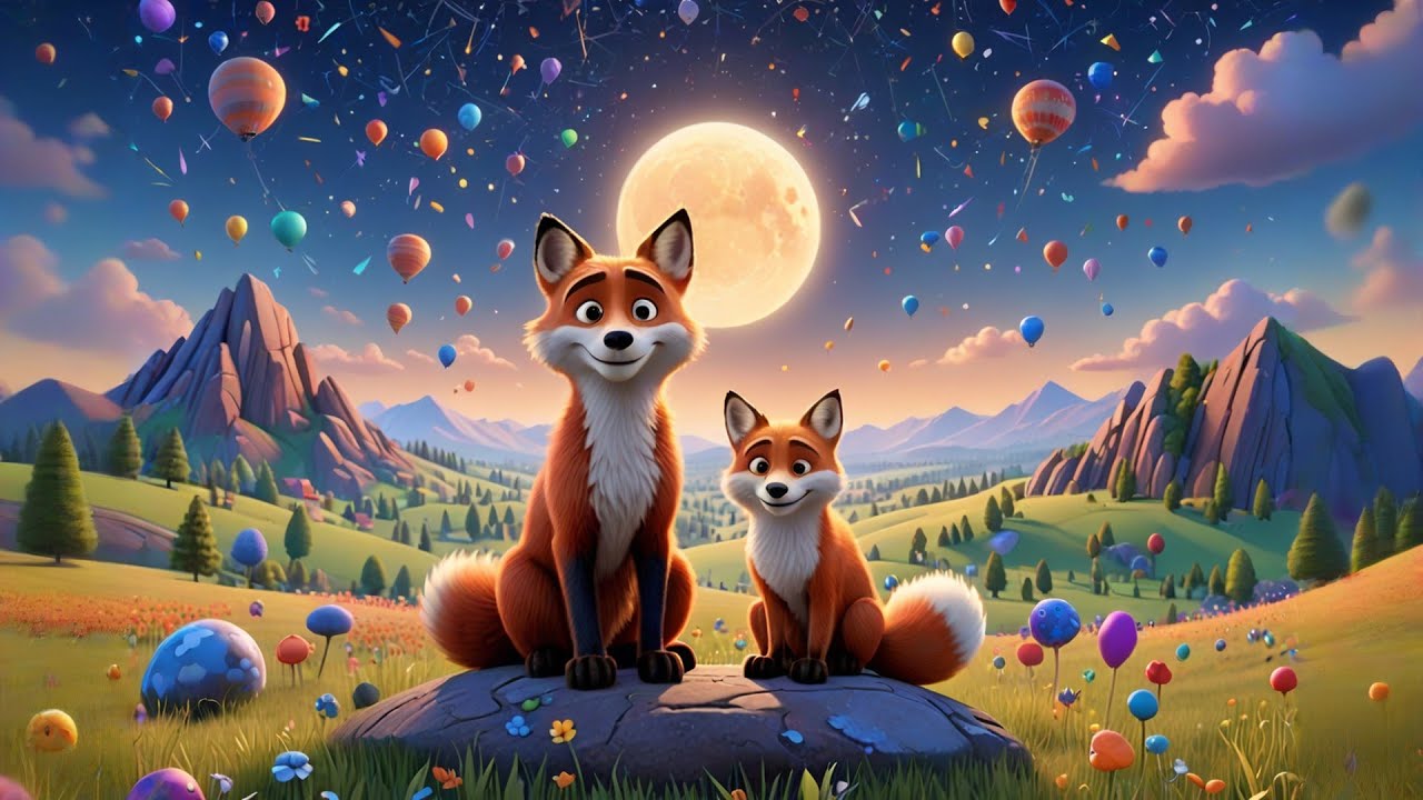 The Fox Who Painted the Moon 🌕🦊 | Kids Storytime Video | Fun Preschool ...