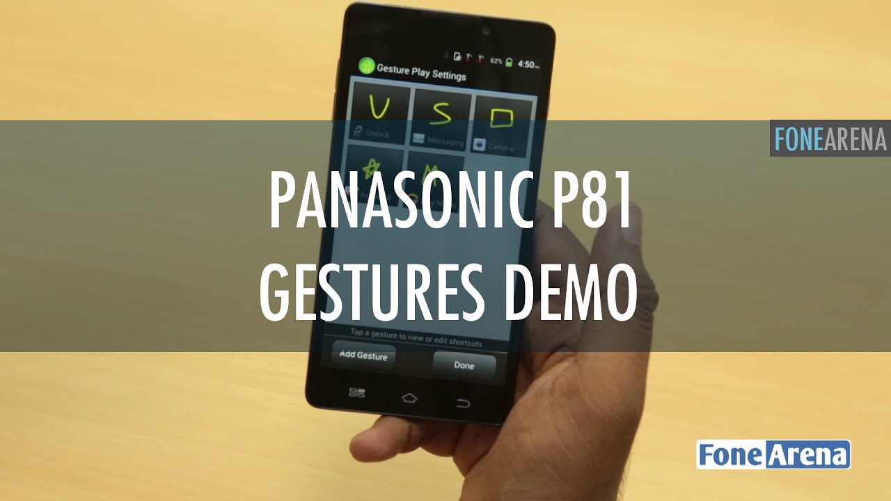 Panasonic P81 Gestures Demo - YouTube