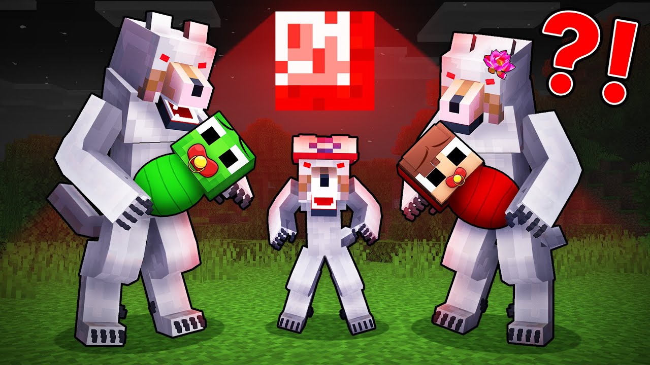 JJ and Mikey Adopted by WEREWOLF Family - Maizen Minecraft Animation ...