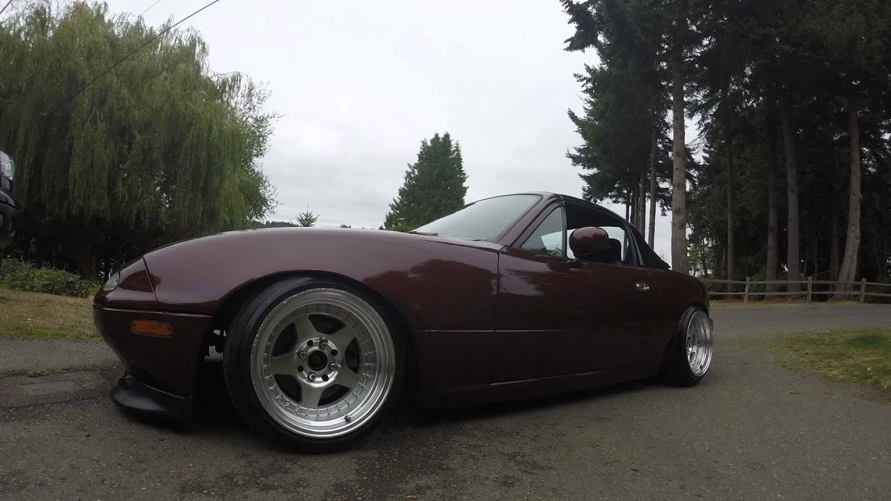 Stanced Miata - YouTube