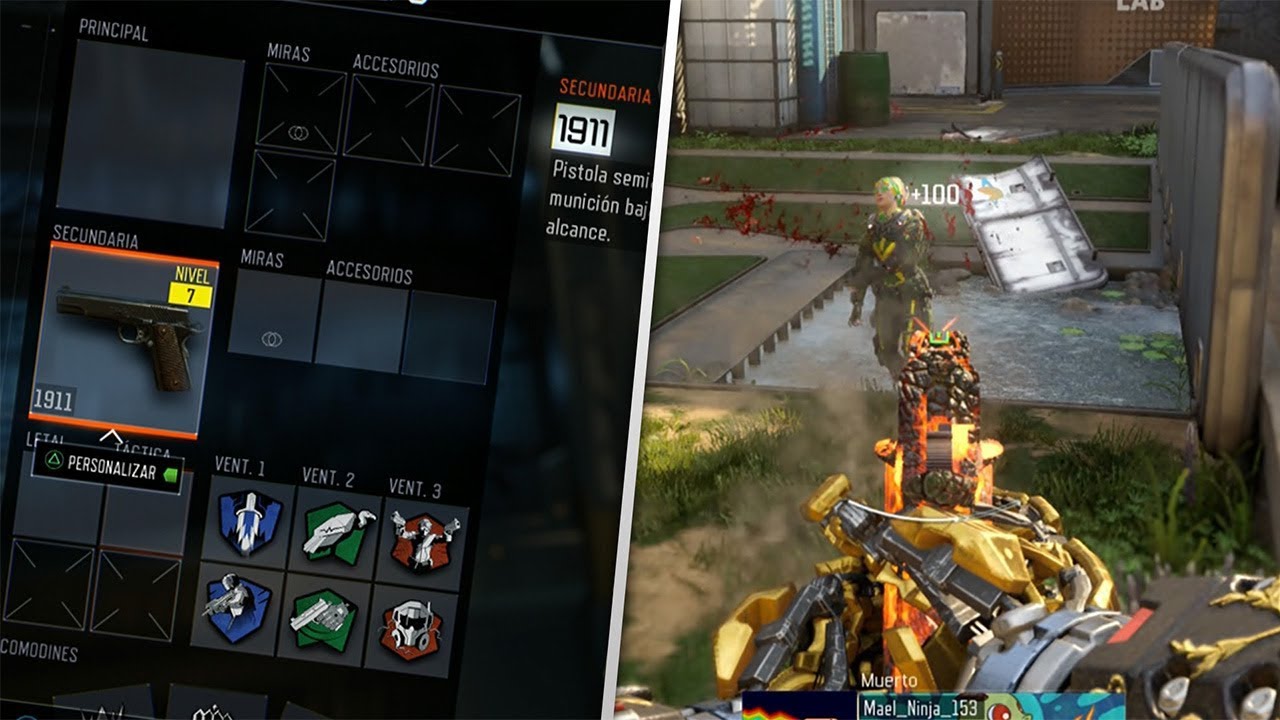 "M1911"|CALL OF DUTY BLACK OPS 3|iFrandzHD - YouTube