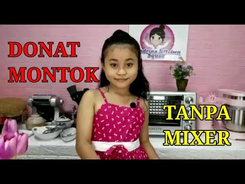 DONAT MONTOK LEMBUT TANPA DI MIXER