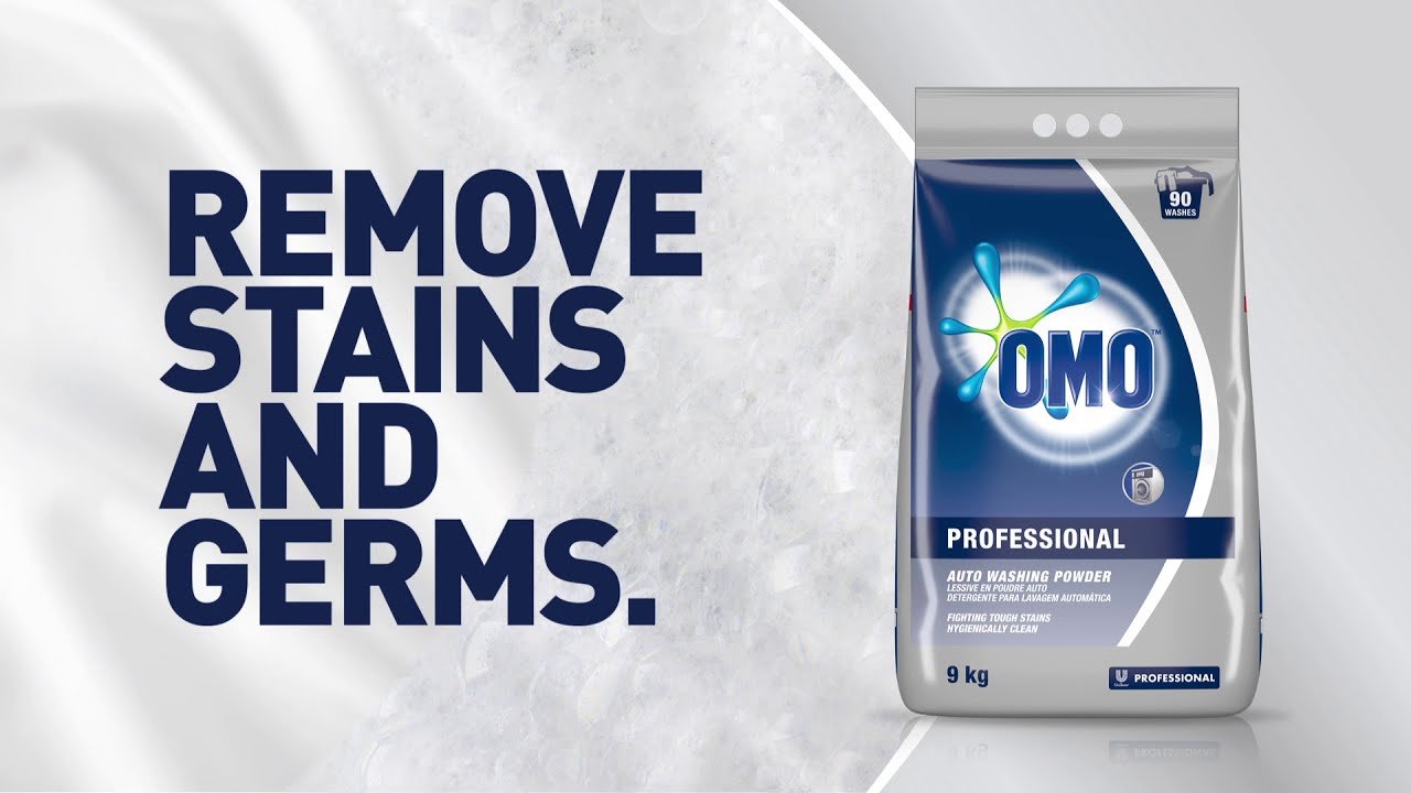 Unilever Professional OMO Auto Washing Powder - YouTube