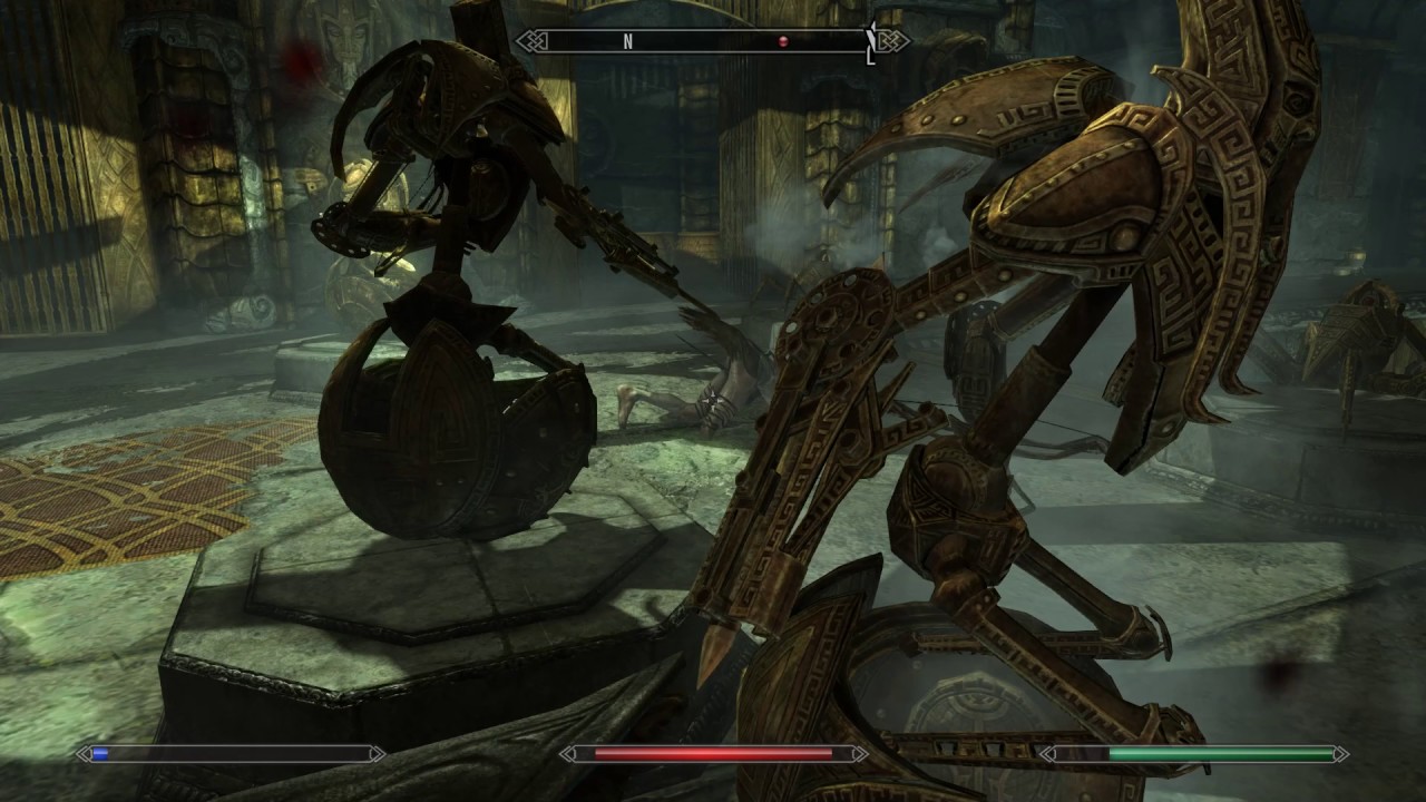 The Elder Scrolls V Skyrim Special Edition - Fighting Dwarven Spheres ...