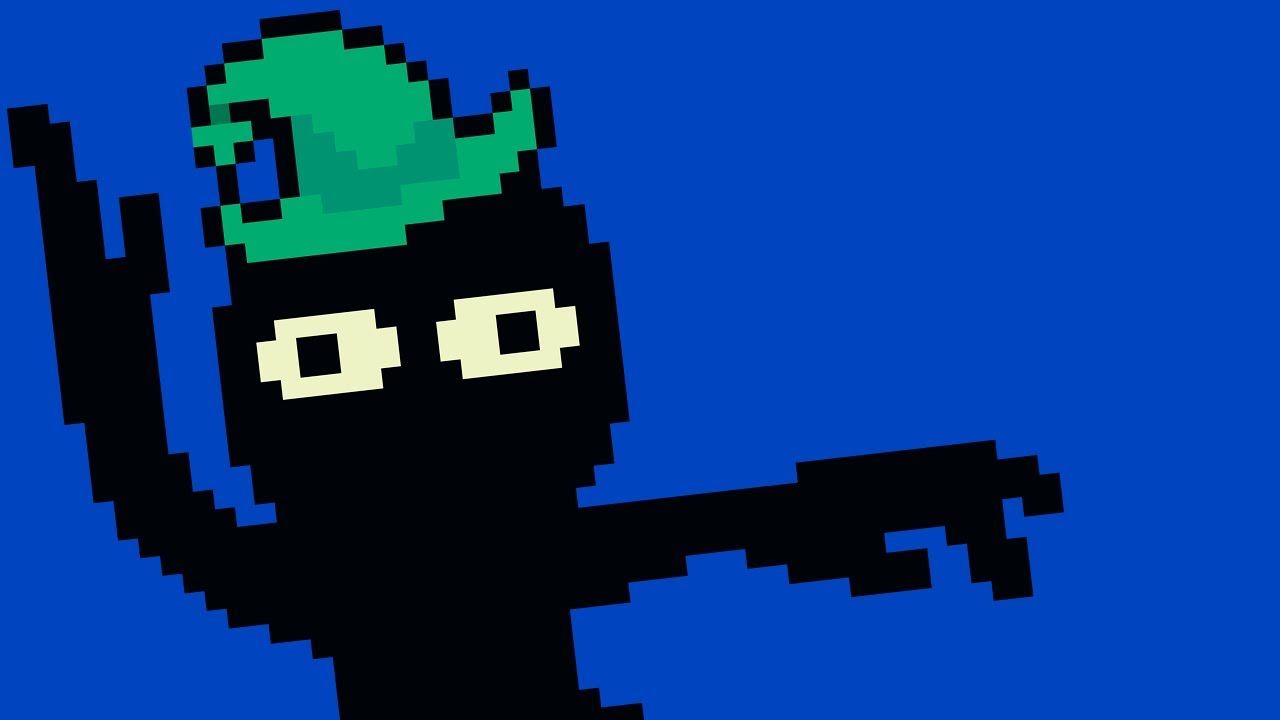 Lonely Wizard Dance from Inscryption - Green Screen blue version - YouTube