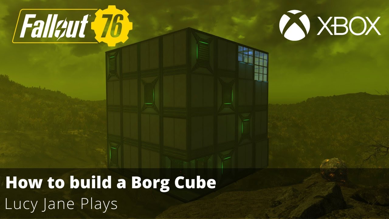 Fallout 76 - How to build a Borg Cube - YouTube