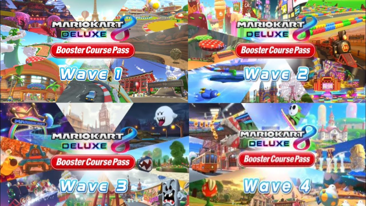 (Waves 1-4) All Booster Course Pass Tracks Ranked! - YouTube