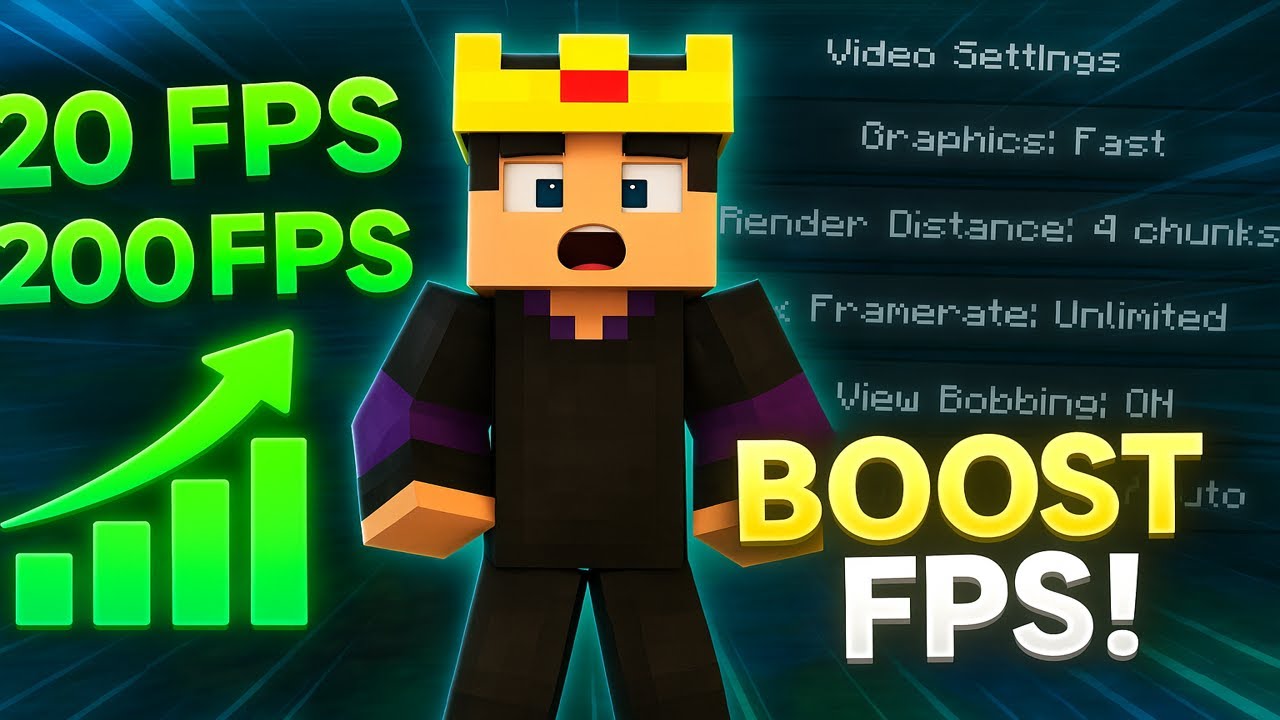 How to boost FPS in MINECRAFT । 1.21+ edition - YouTube