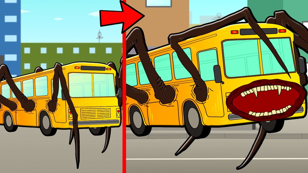 ALL SERIES EVOLUTION OF BUS EATER! Cartoon Animation - YouTube