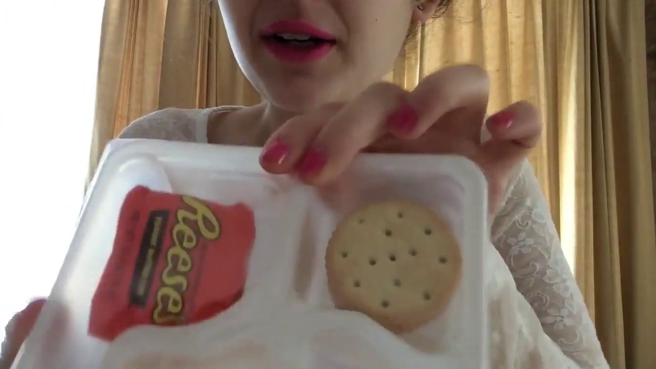 ASMR Eating Lunchables Part 2, Crackers and Cheese with Pizza and Dirt ...