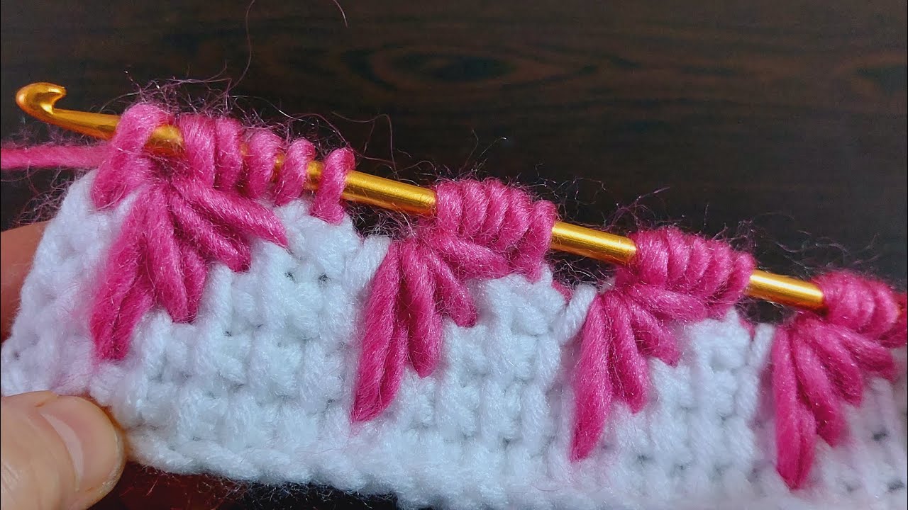 this crochet is very easy and looks great / A very nice two-color ...