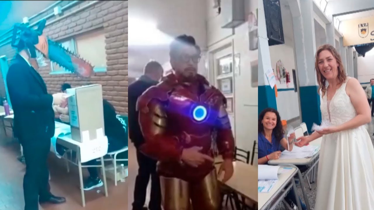 LAS PERLITAS DE LAS ELECCIONES: El hombre motosierra, Ironman y hasta ...
