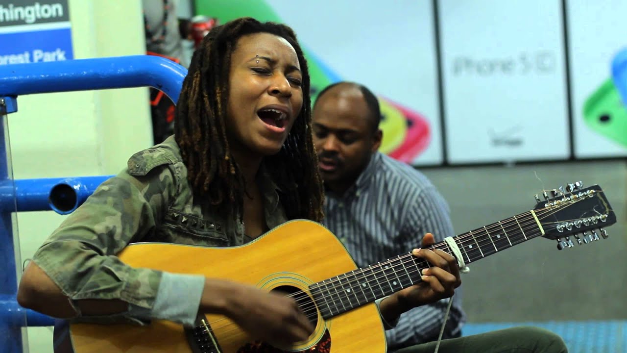 Talented Chicago Artist Ashley Stevenson AKA SLIMFREEDOM on Blue Line ...