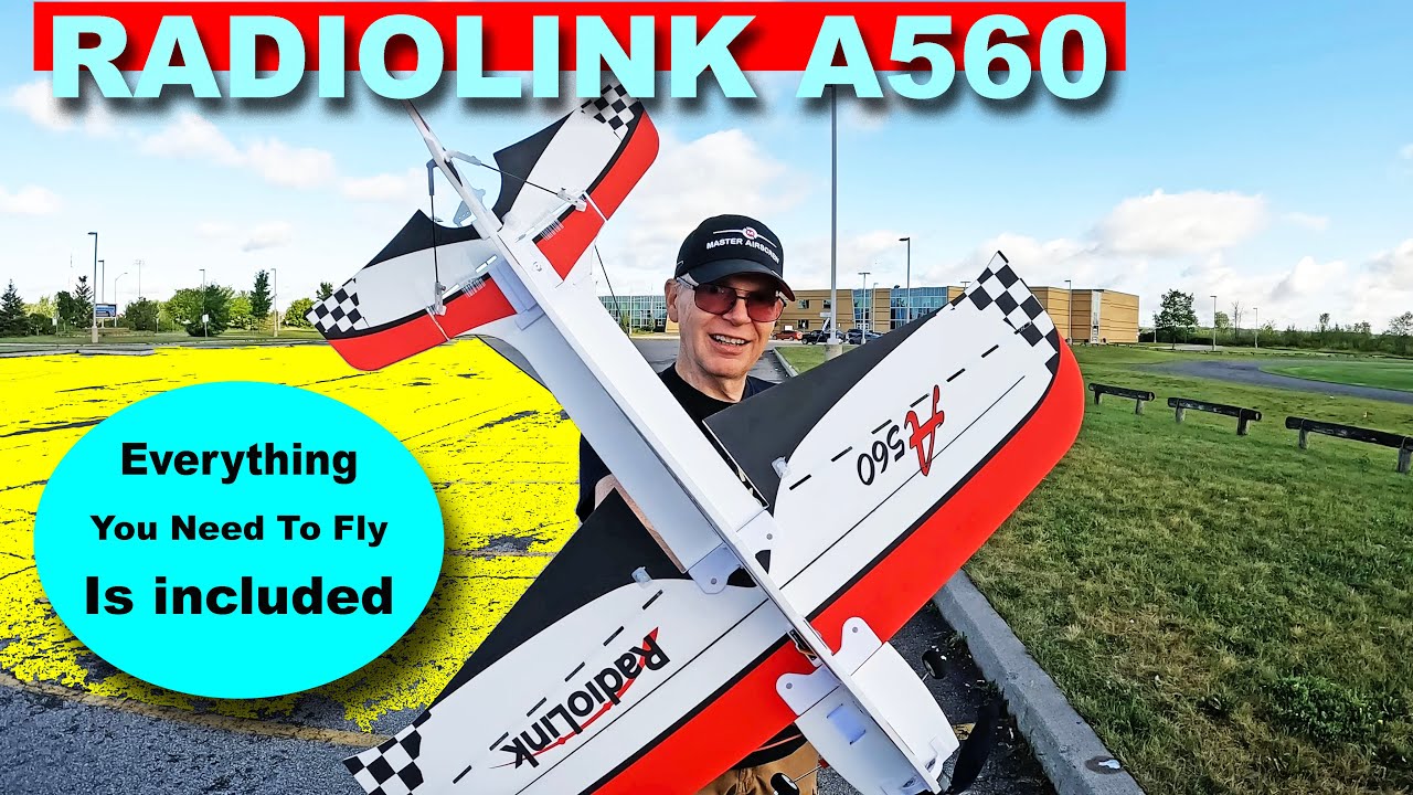 Everything in a box ready to fly - The Radiolink A560 3D Plane - Review ...