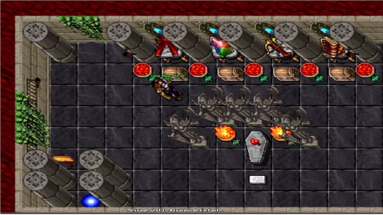 Tibia - First Demon OAK Quest DONE in Tibia [Final Part] (Amera 2008 8. ...
