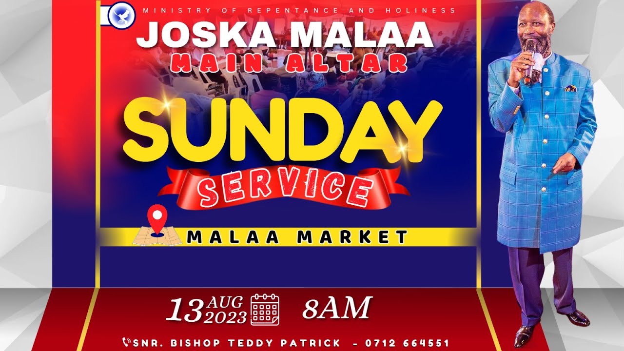 (13-08-2023) SUNDAY SERVICE - JOSKA MALAA MAIN ALTAR - YouTube