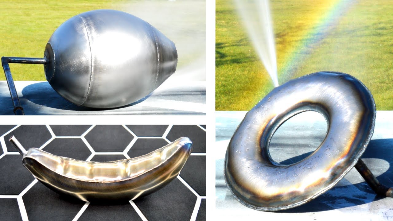 Inflating Metal - Hydroforming Experiments Compilation #2 - YouTube