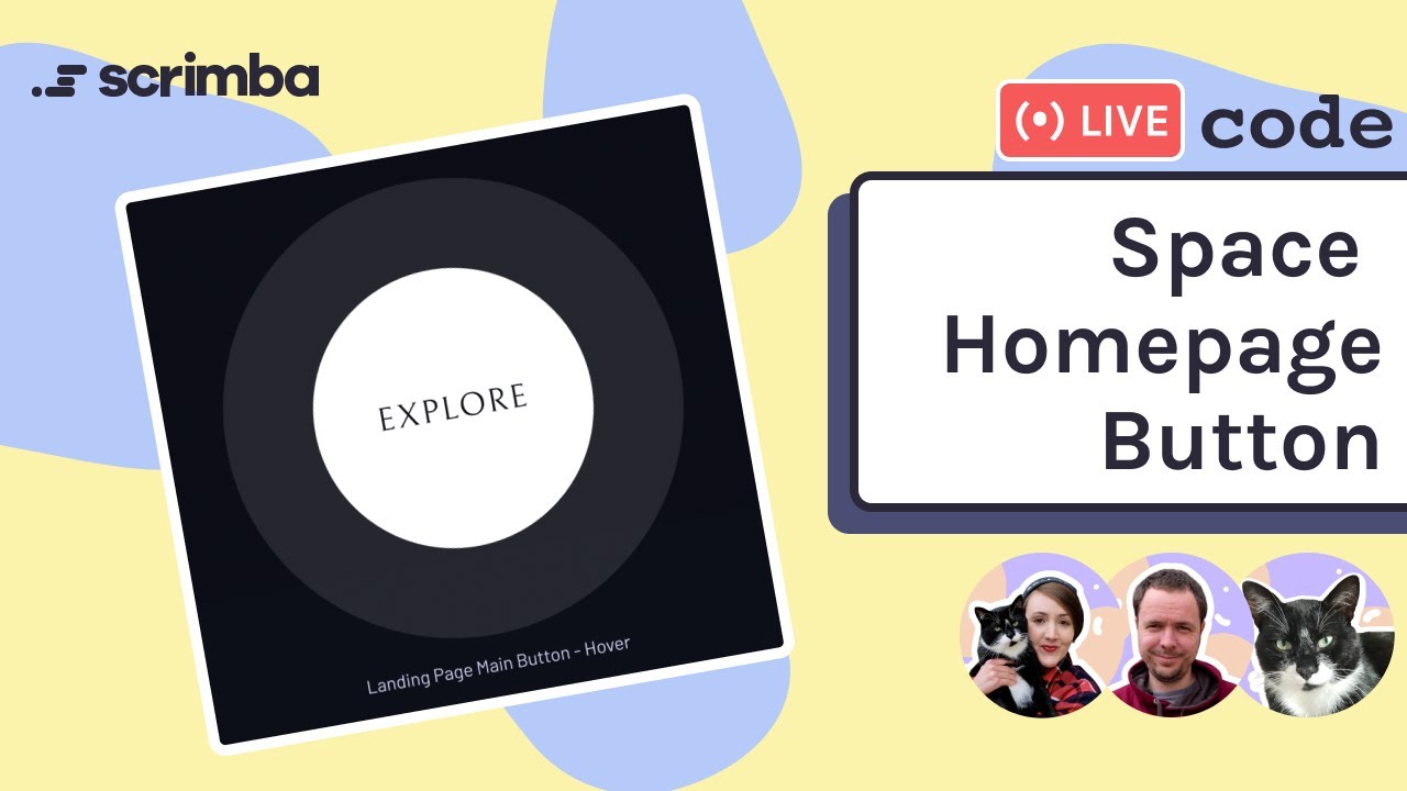 Live-code a homepage button with us | JavaScript, CSS, HTML - YouTube
