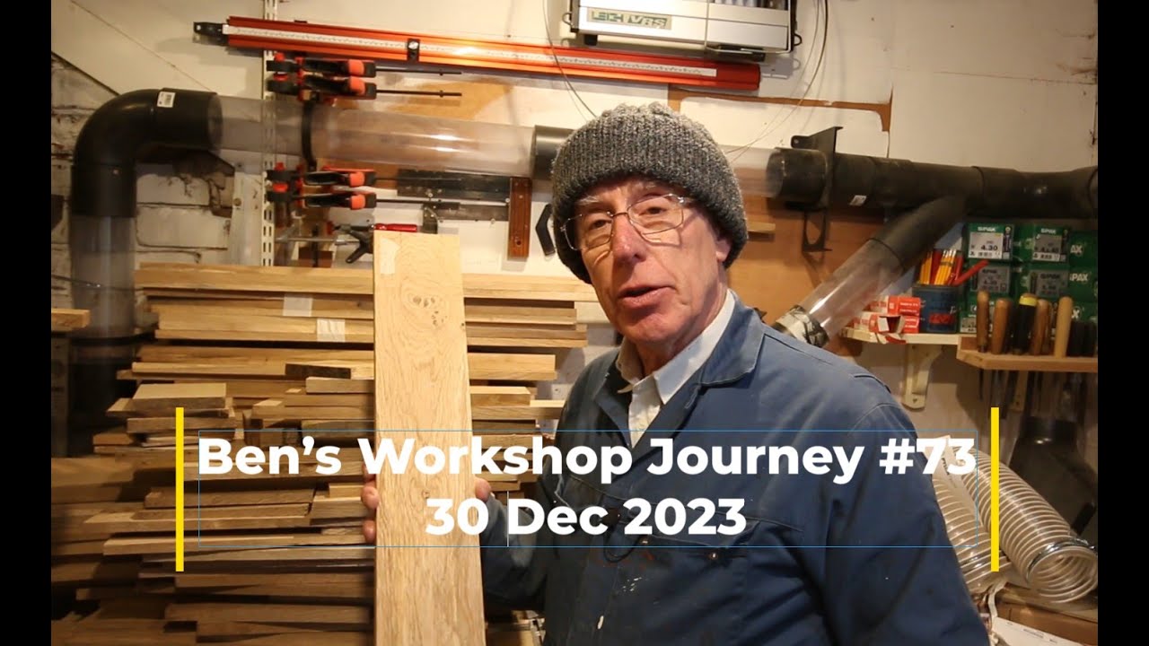 Ben's Workshop Journey #73 (Table saw work and building a sled for the ...