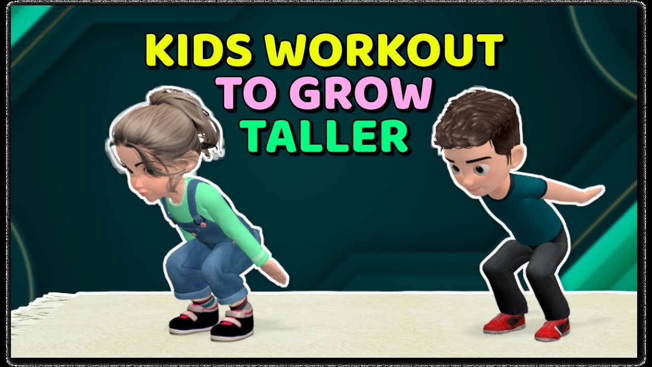 10 MINUTE KIDS WORKOUT TO GROW TALLER - NO REPEATS - YouTube