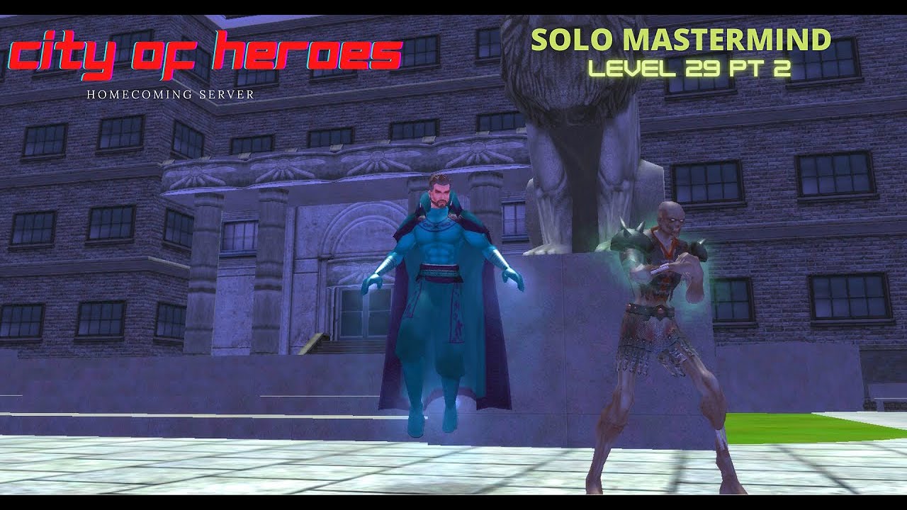 Game Play - City of Heroes - Mastermind Levels 29-Pt2 - Solo - YouTube