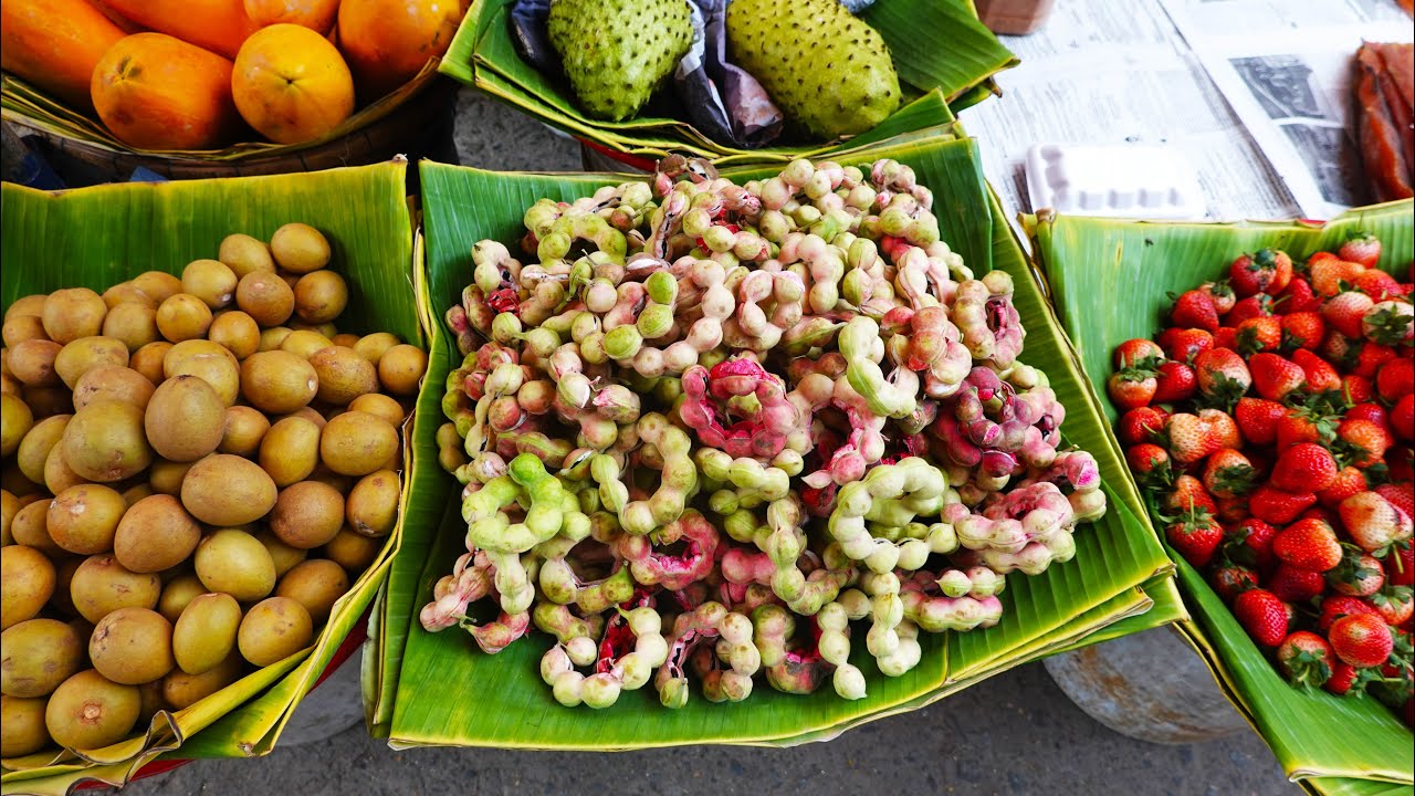 A Walk Through Old Ta Khmao Market On Sunday, Cambodian Food Market ...
