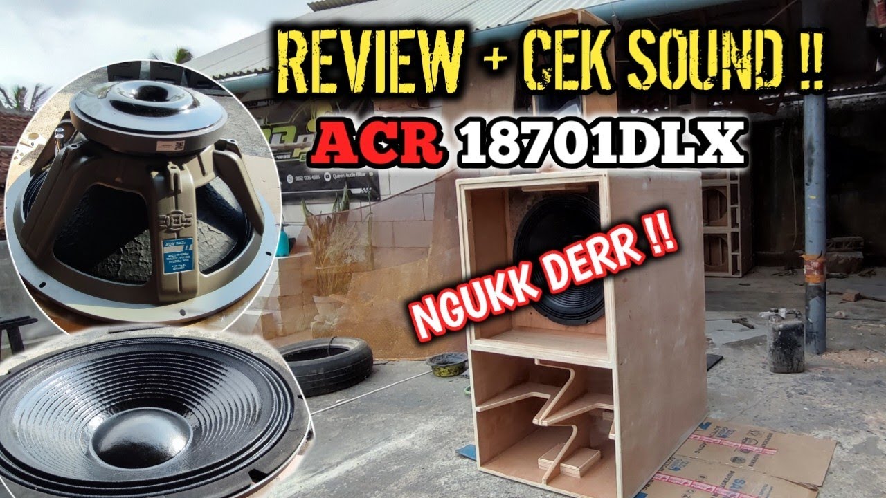 REVIEW CEK SOUND SPEAKER ACR 18701 DLX HOREGH !! - YouTube