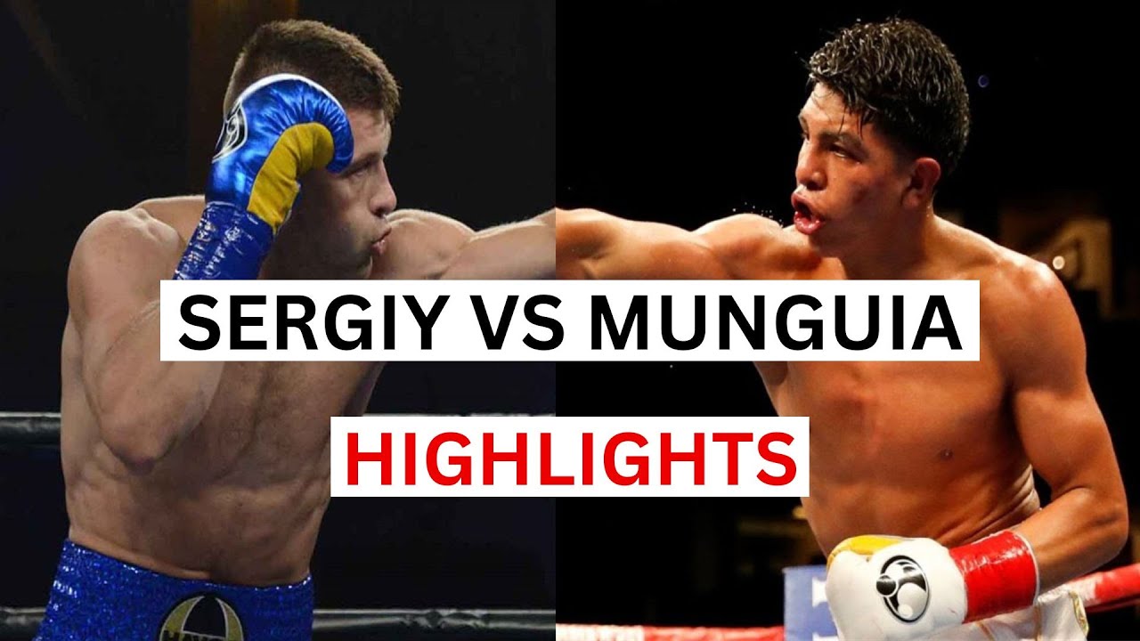 Jaime Munguia vs Sergiy Derevyanchenko Highlights & Knockouts - YouTube