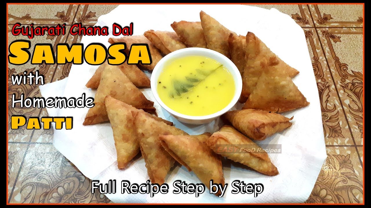 Samosa/Chana Dal Samosa | चना दाल के समोसे | Surati Gujarati Chana Dal ...
