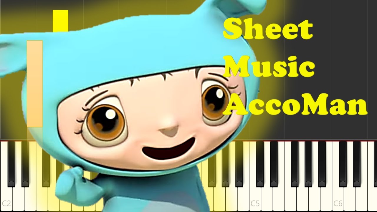 Fly In The Sky with Clouds Theme Song Piano Sheet Music - YouTube