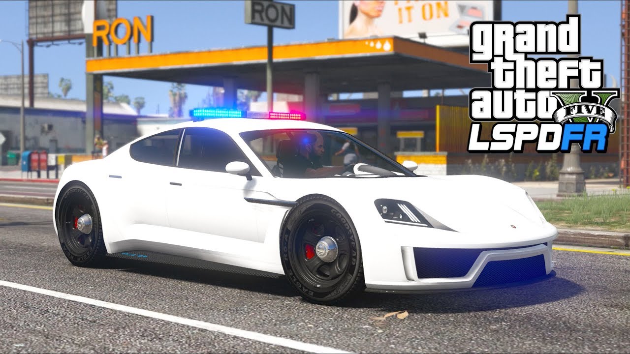 GTA 5 - LSPDFR Ep469 - Pfister Neon Police Car (Attacked Police Station ...