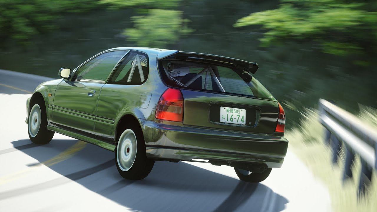 Drifting Honda Civic on Asebo Touge | Assetto Corsa - YouTube