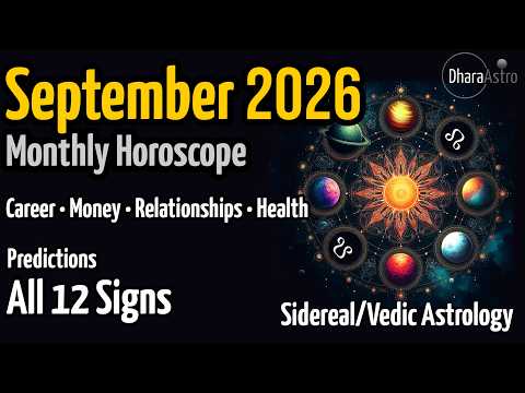 Eylül 2026 12 Burcun Tümü İçin Aylık Burçlar | Vedik Astroloji Tahminleri