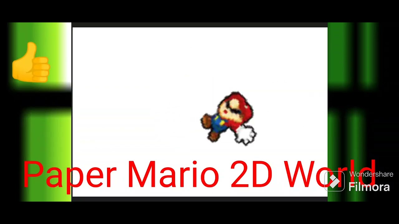 Paper Mario 2D World - YouTube