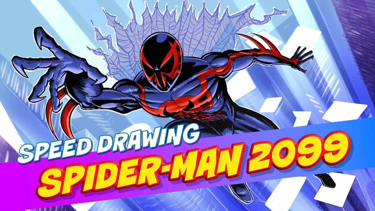 Speed drawing| SPIDER-MAN 2099 - YouTube
