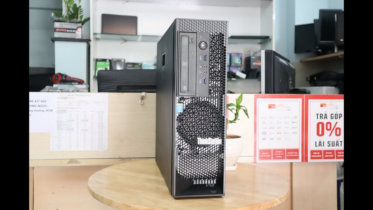 Review máy trạm Lenovo ThinkStation C30 Compact Workstation - YouTube