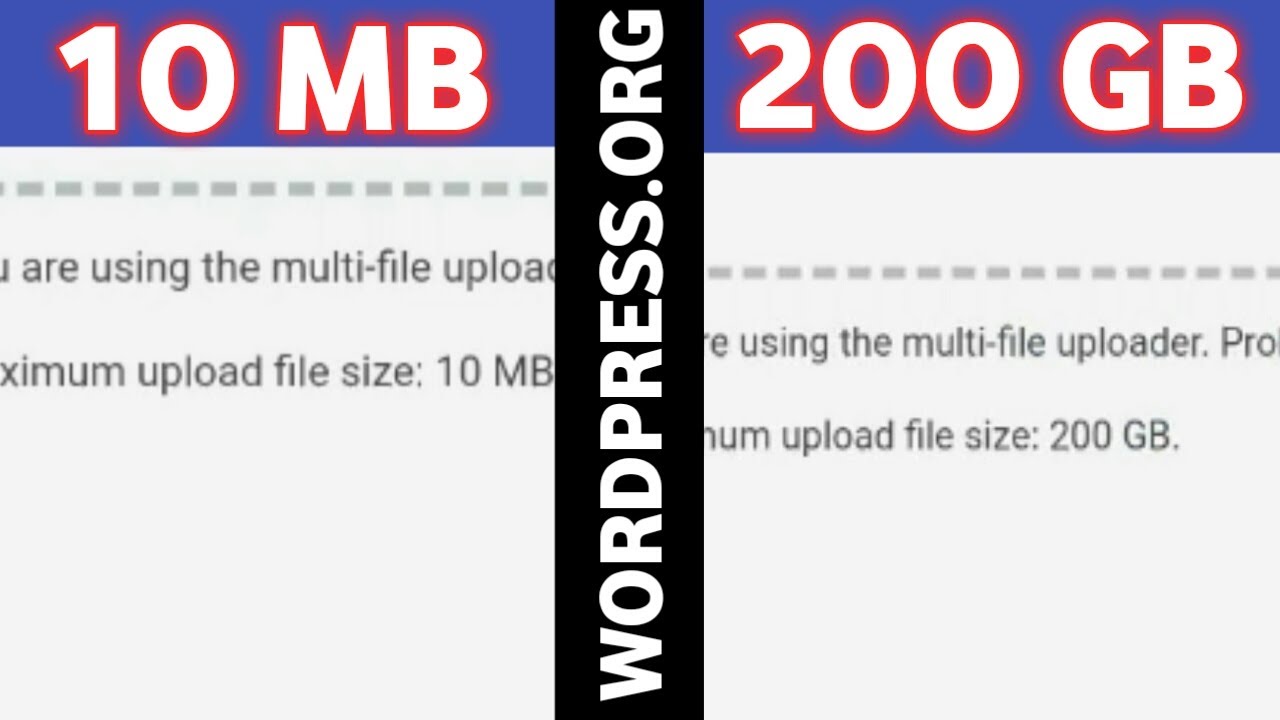 2 HOW To Increase Wordpress Upload Limit To 2OO GB 8D Audio At Last 2 HOW To Increase Wordpress Upload Limit To 2OO GB 8D Audio At Last