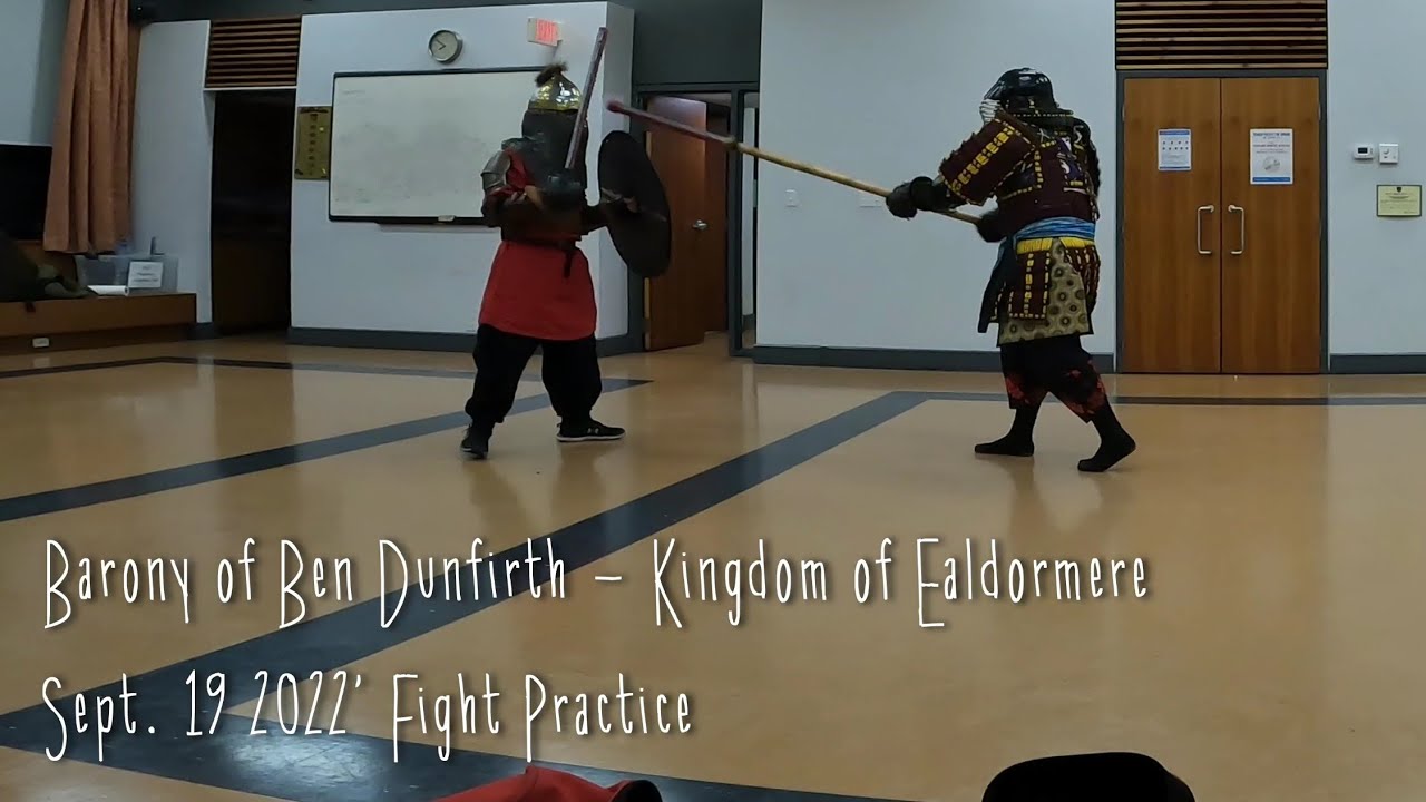 SCA Armored Fight Practice, Ben Dunfirth 09192022 - YouTube