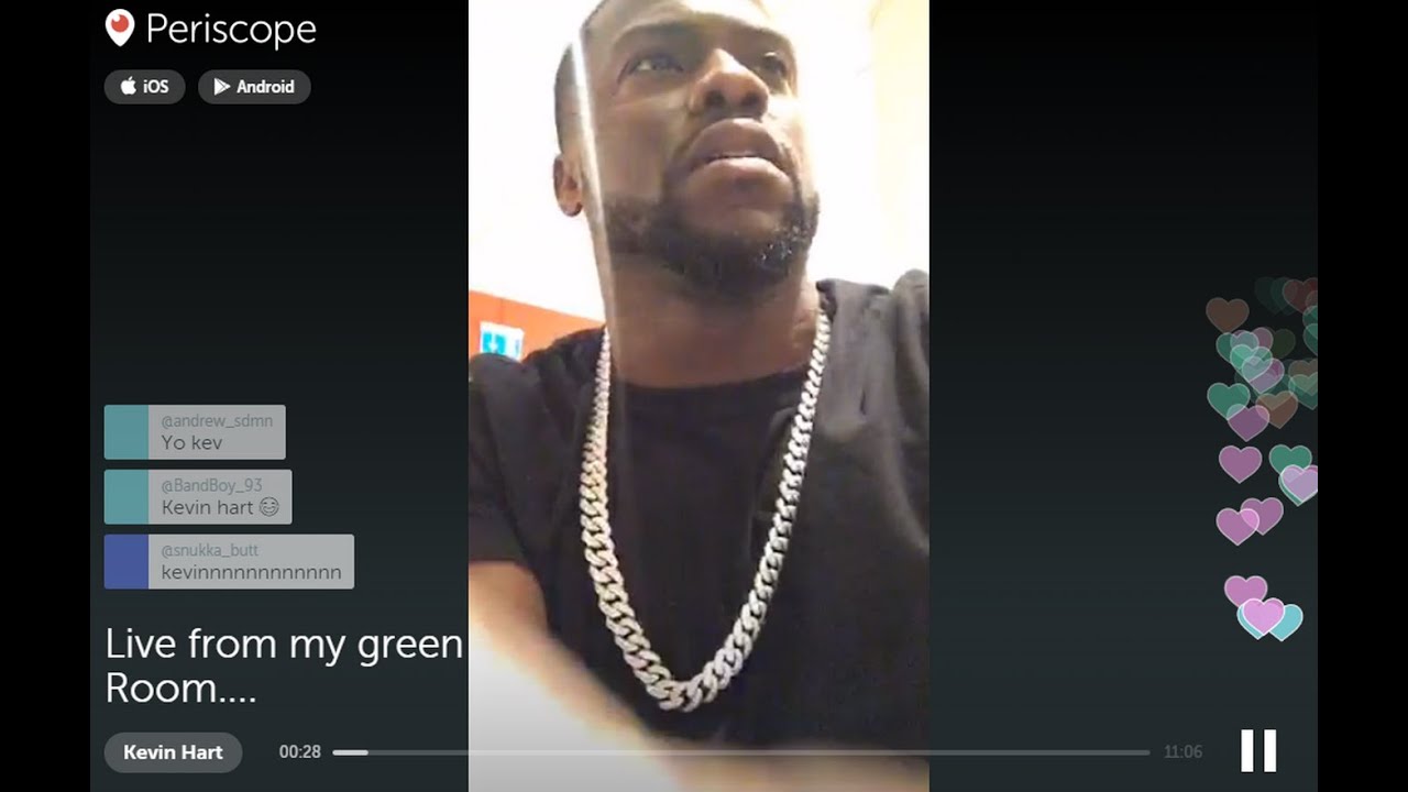 KEVIN HART Live backstage at the Spektrum in Oslo...Part 1 | PERISCOPE ...