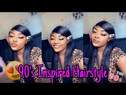 90’S INSPIRED SWOOP BANG TUTORIAL | It’s Jamiya 💕 - YouTube