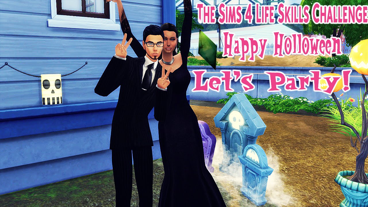 The Sims 4 Life Skills Challenge: Halloween Special - YouTube