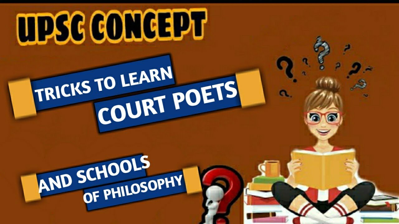 Trick to learn court poets and schools of philosophy - YouTube