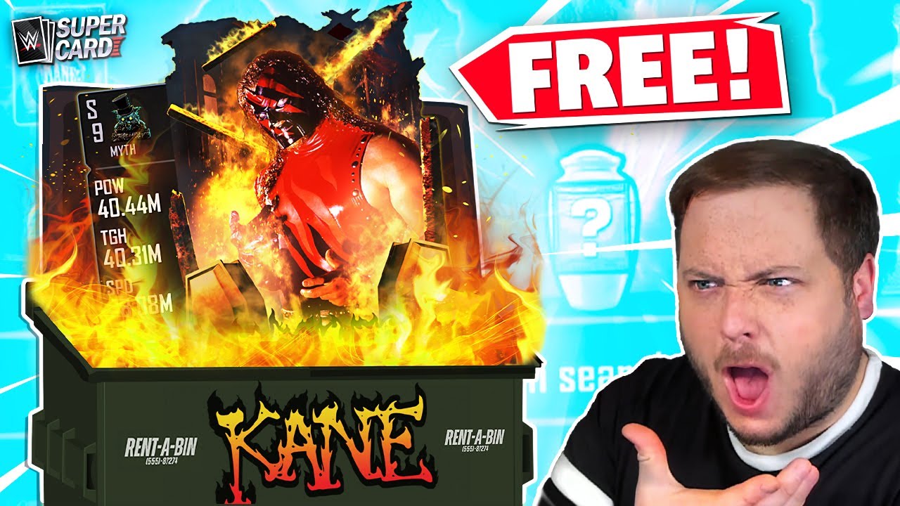 How To Get a FREE KANE PRO in WWE SuperCard!! Crazy Stub Pack Luck! - YouTube