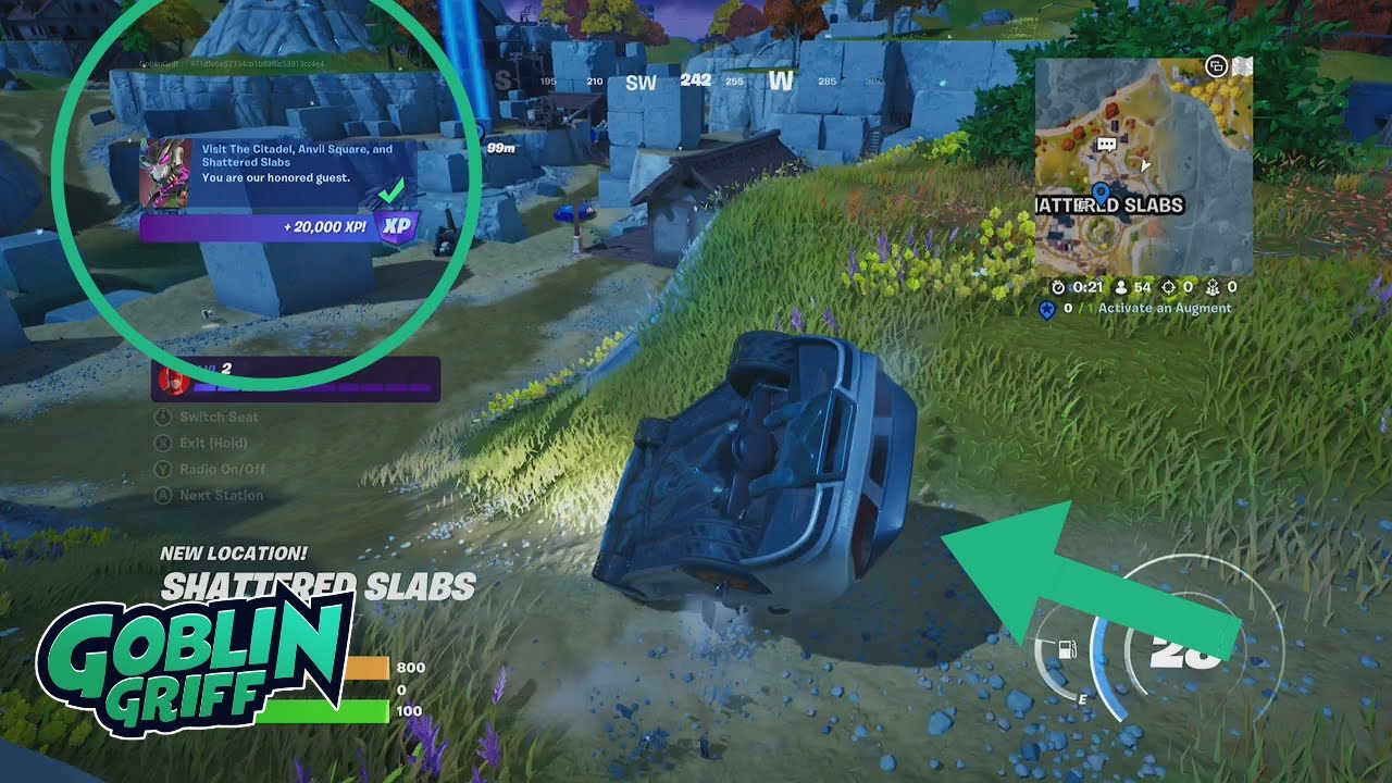 How to Visit the Citadel, Anvil Square, and Shattered Slabs | Fortnite ...