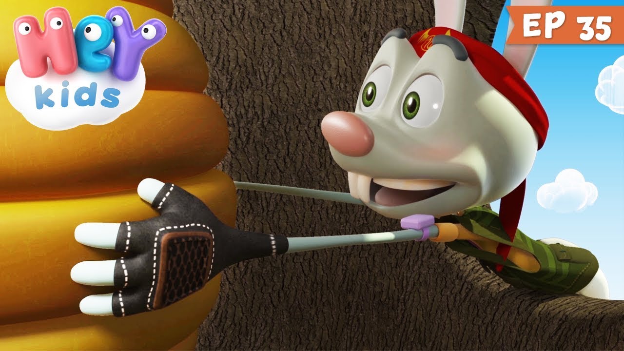 10 Prieteni 🐰 Cadou pentru domnul urs - Desene animate cu albinuțe (ep ...