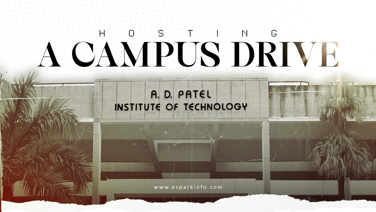 Hosting a Campus Drive at A.D. Patel Institute of Technology (ADIT)! # ...