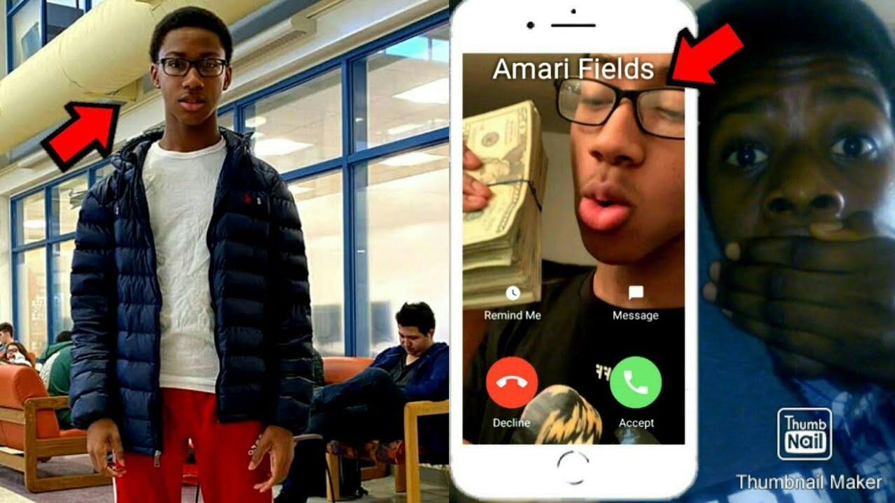 CALLING THE REAL AMARI FIELDS! (HE WAS NICE!)|Itz Emmanuel 3am - YouTube